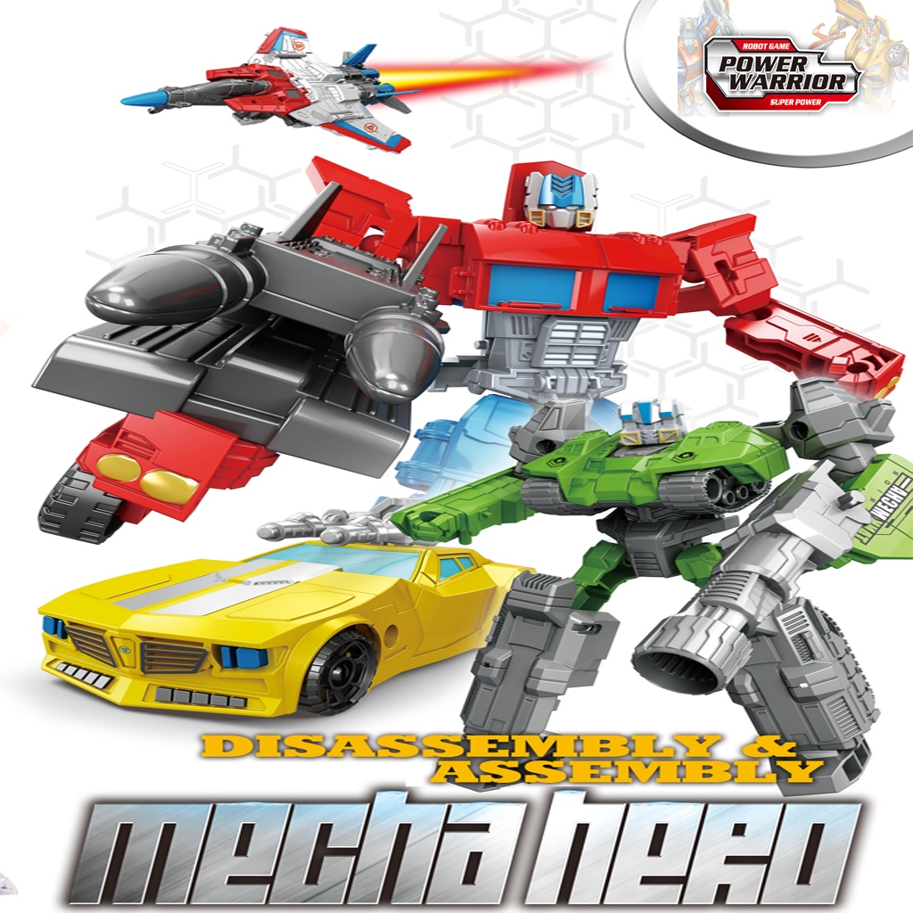 2-4PCS Transformers toy set Optimus Prime Hornet Tank Fighter ...