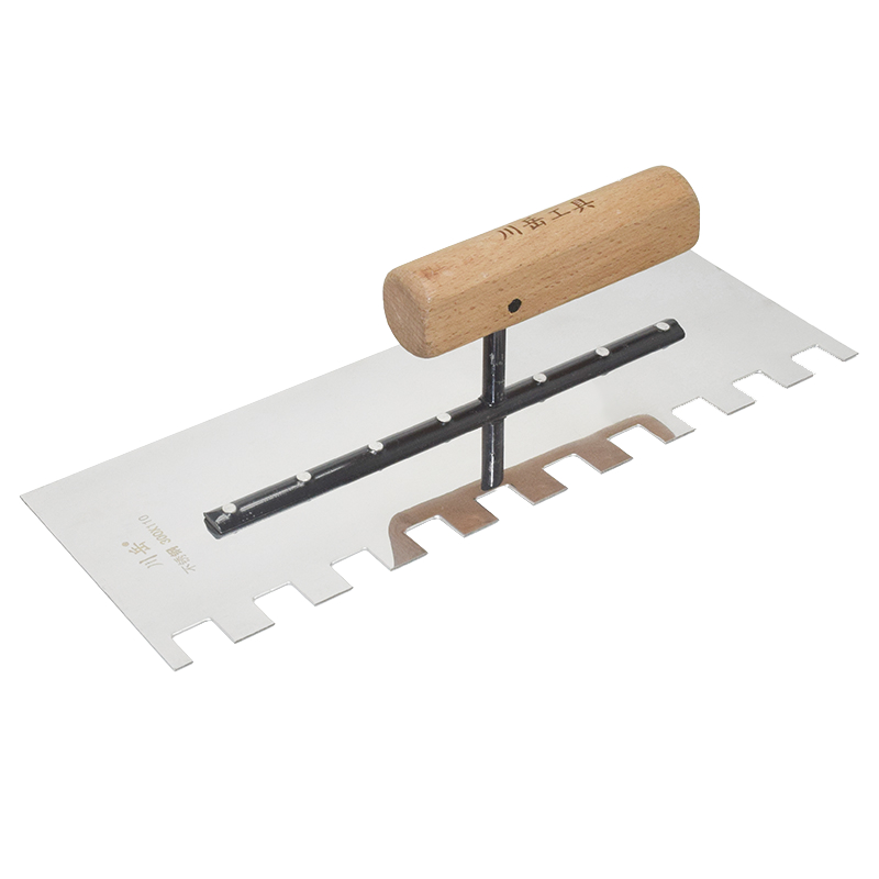 15mm Notched Teeth 300 x 110mm Trowel Plastering Stainless Steel ...