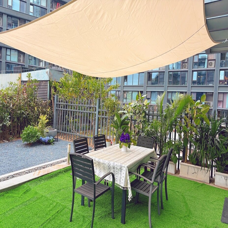 600D Waterproof Polyester Fabric Awning Outdoor Sun Shade Sail Canopy ...