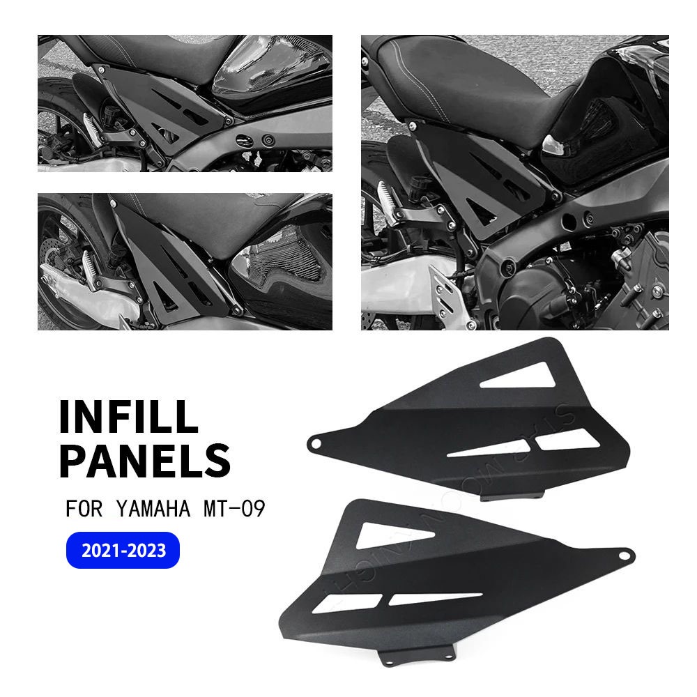 For Yamaha MT09 MT-09 MT 09 2021- Motorcycle Rear Infill Panels ...