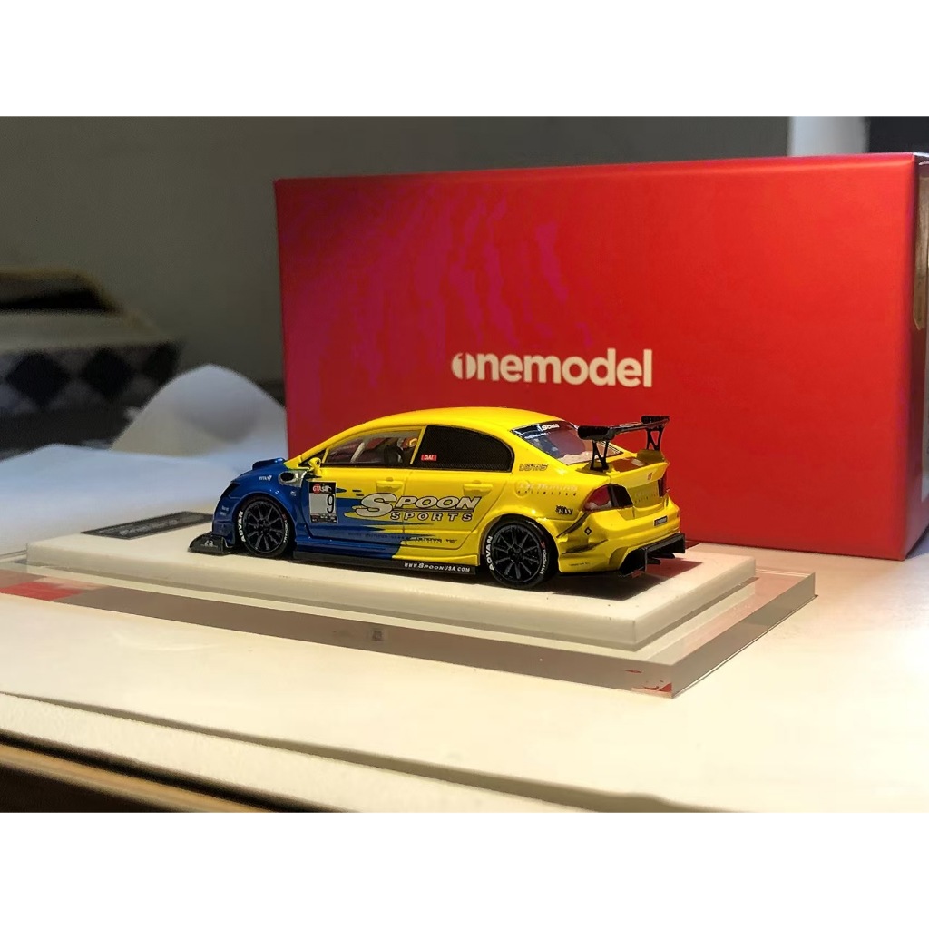 Onemodel 1/64 Resin JDM Civic Type R FD2 Spoon Sports Diecast Model Car ...