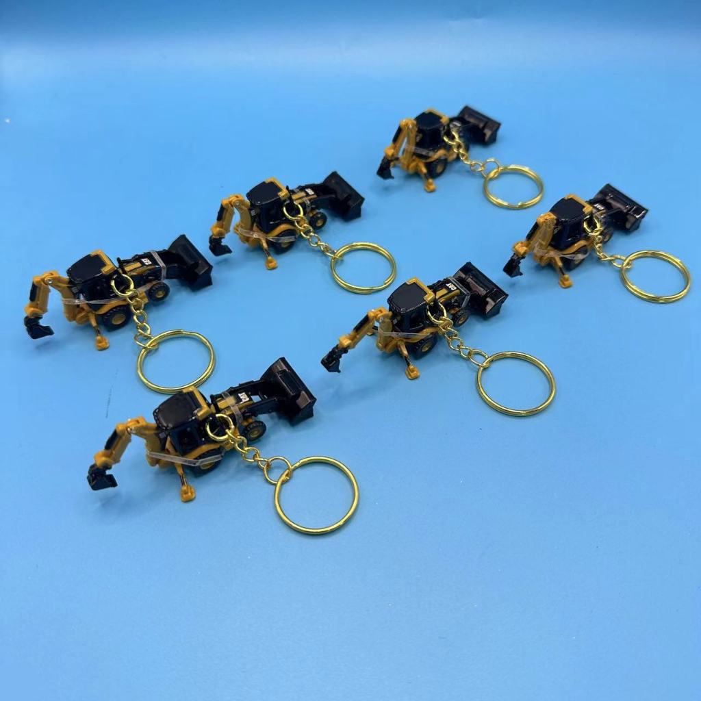 430E Alloy Excavator Tip Truck Diecast Mini Engineering Keychain ...