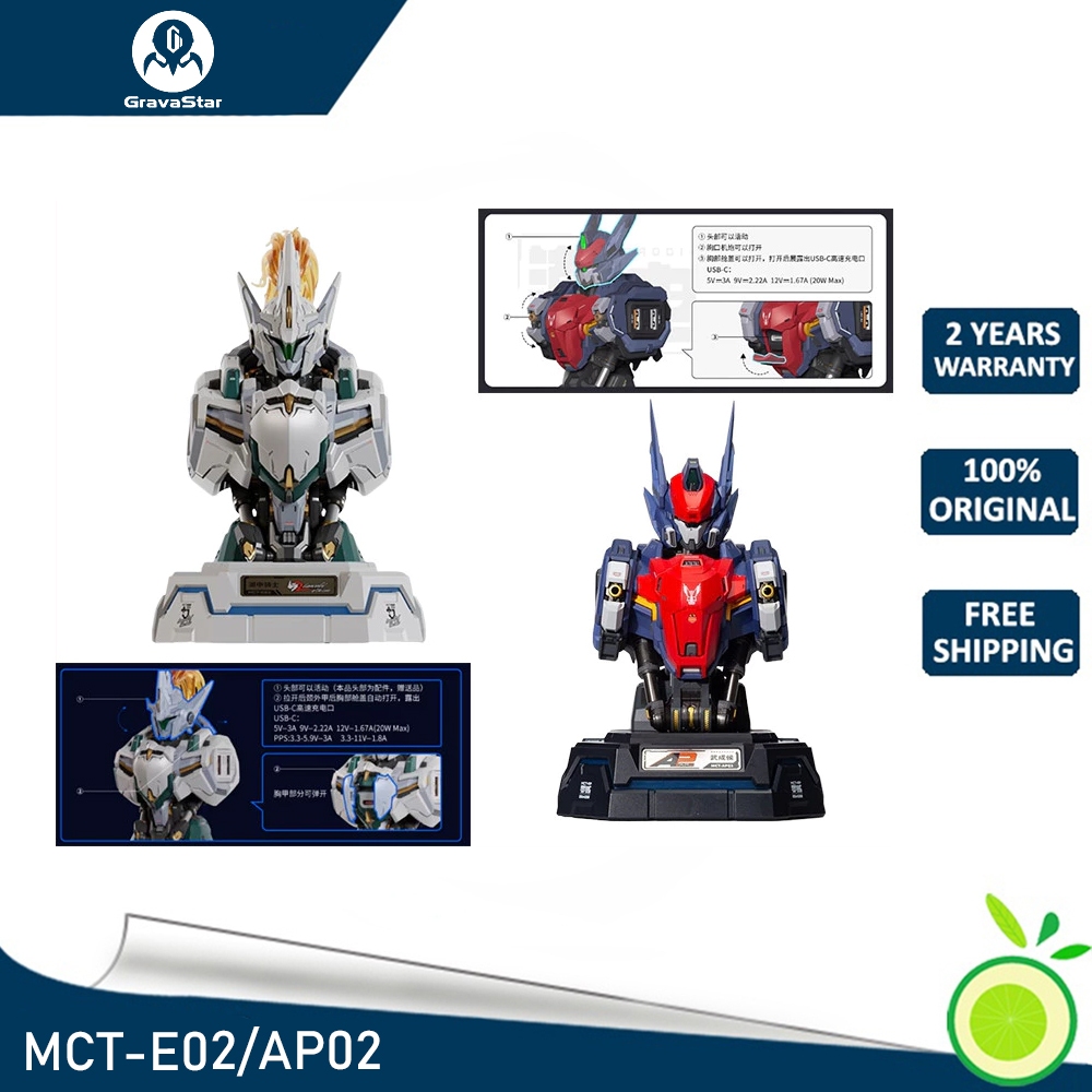 MOSHOW MCT-E02/AP02 Chest Image Charging Center Gallium Nitride Desktop Charger | Shopee Malaysia