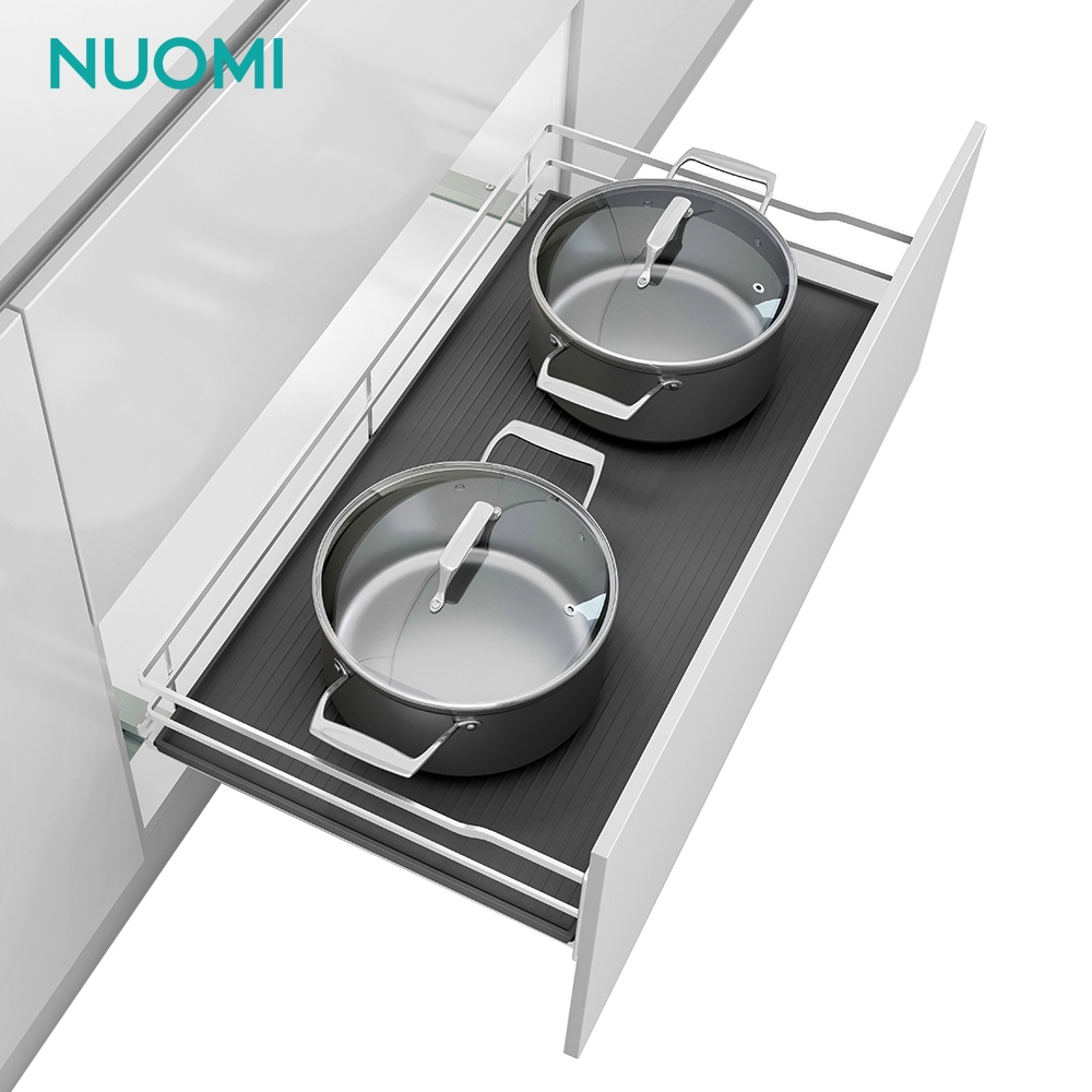 NUOMI Cabinet Organizer Dish Bowl Kitchenware Rack Soft Close Sliding ...