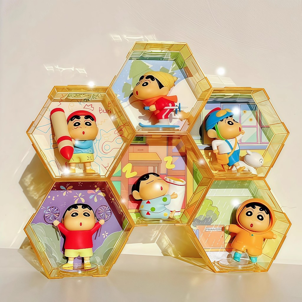 Crayon Shinchan Funny 666 Series Blind Box Doll Cute Figure Toy ...