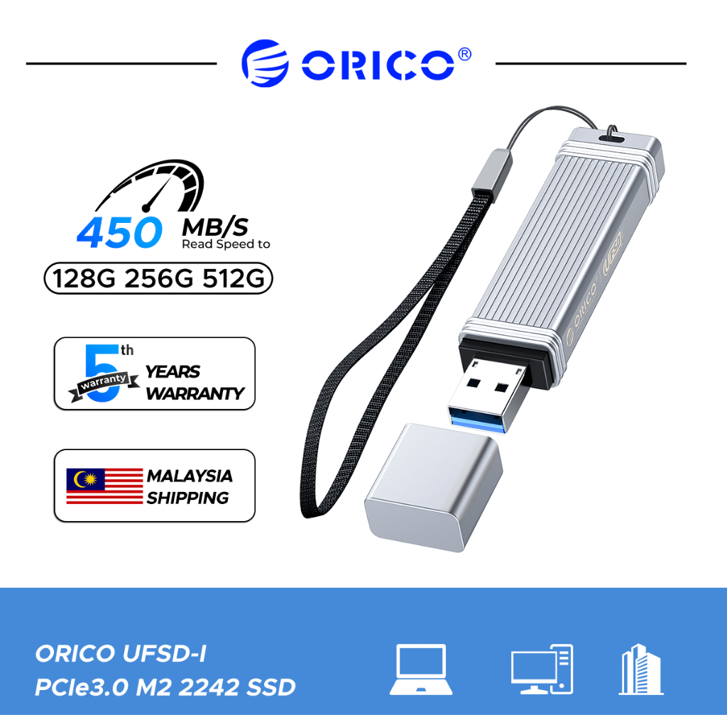 ORICO UFSD Metal Flash USB 3.0 Flash Drive 411MB/S 512GB 256GB 128GB 64GB Type C U Disk (UFSD-I ...
