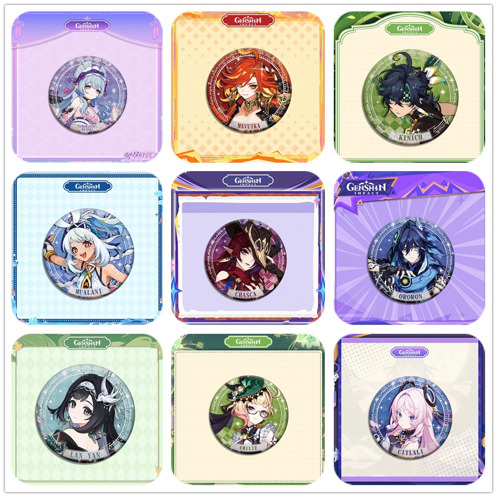 Genshin Keychain Iansan Ororon Chasca Citlali Xilonen Mavuika Badge ...