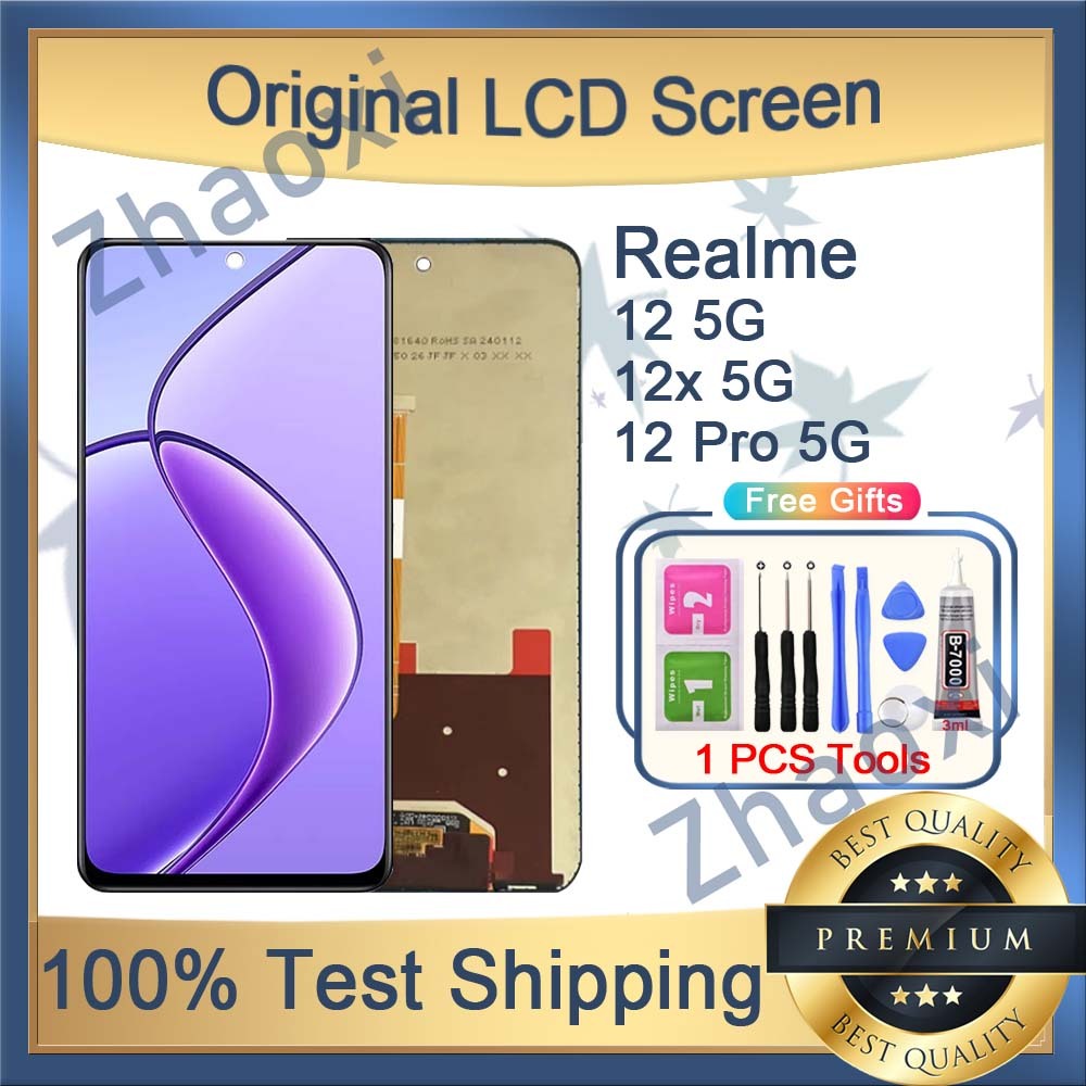 Original Realme 12 5G 12x 5G 12 Pro Plus 5G LCD Screen Replacement ...
