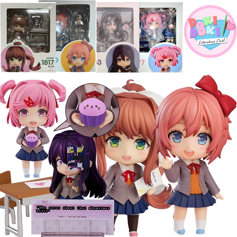 Nendoroid Doki Doki Literature Club Sayori Action Figure Nendoroid Natsuki Monika Yuri Face ...