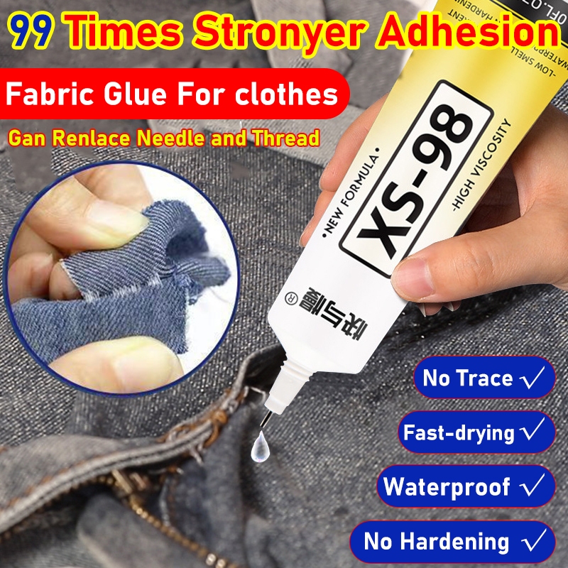 Fabric Glue For Clothes 60ml gam kain fabrik cloth glue Waterproof and ...
