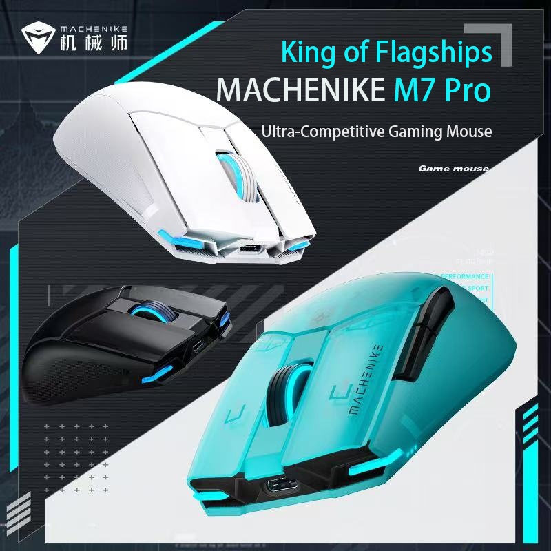 MACHENIKE M7 Pro Wireless Gaming Mouse - PAW3311 Sensor, 1ms Response ...