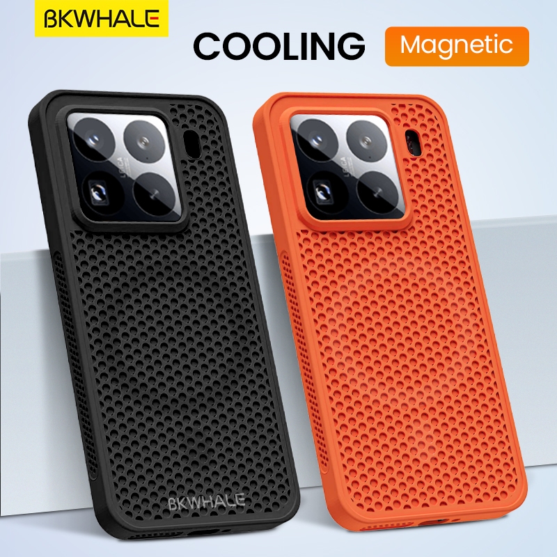 BKWHALE Cooling Magnetic Phone Case For Xiaomi 17 Pro Max 15 Pro Mi 13 ...
