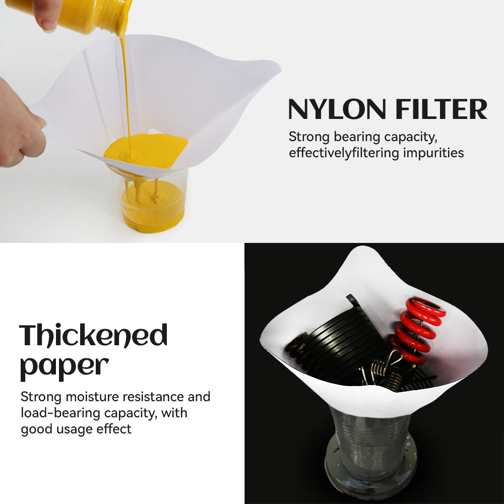 10/20/50/100Pcs Paper Fine Paint Strainers Paper Paint Conical ...