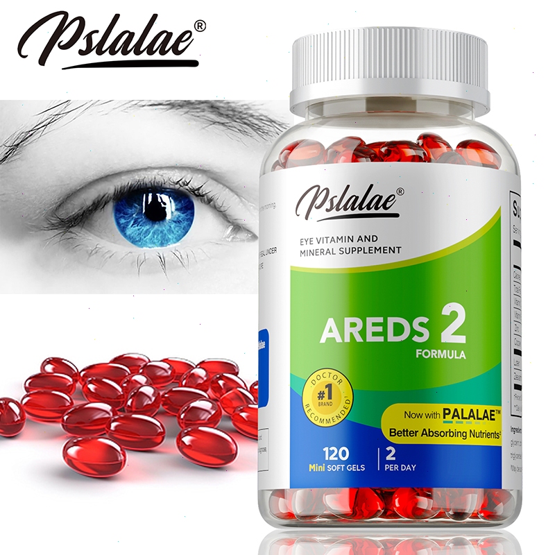 AREDS 2 Eye Vitamin & Mineral Supplement, Contains Lutein, Support ...