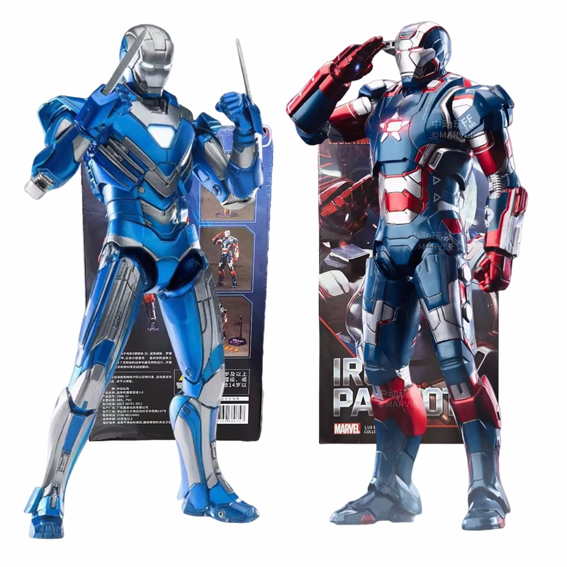 ZD Toys Iron Man Action Figure Iron Patriot MK1-7 MK17 MK33 MK85 MK30 ...