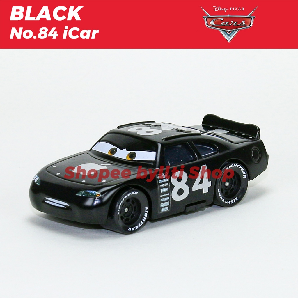 Mattel Disney Pixar Cars No.84 Black Apple Car 1:55 Diecast Car Toys ...