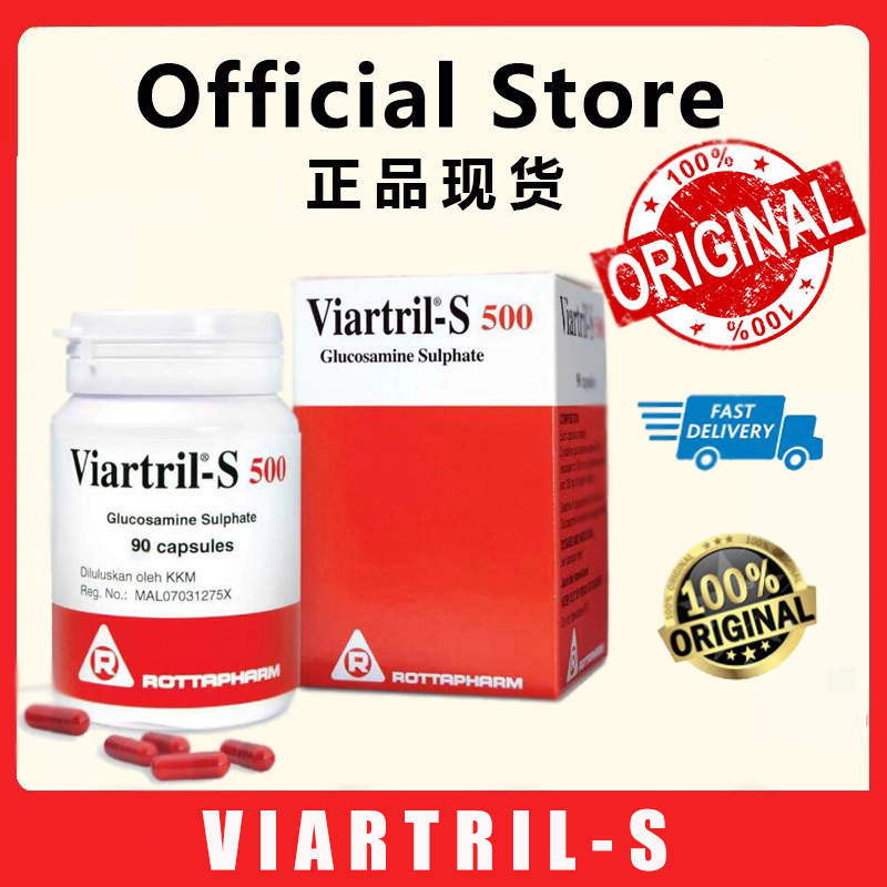 Ready stock Hot 100% Original Viartril-S 500mg CAPS Glucosamine ...