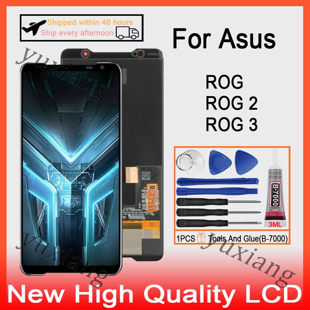 Original AMOLED Asus Rog Phone 1 2 3 LCD Display Touch Screen With Frame Replacement | Shopee ...