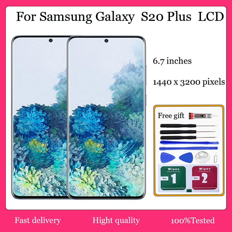 Original AMOLED Samsung Galaxy S20+ S20 Plus 4G 5G LCD Display Touch ...