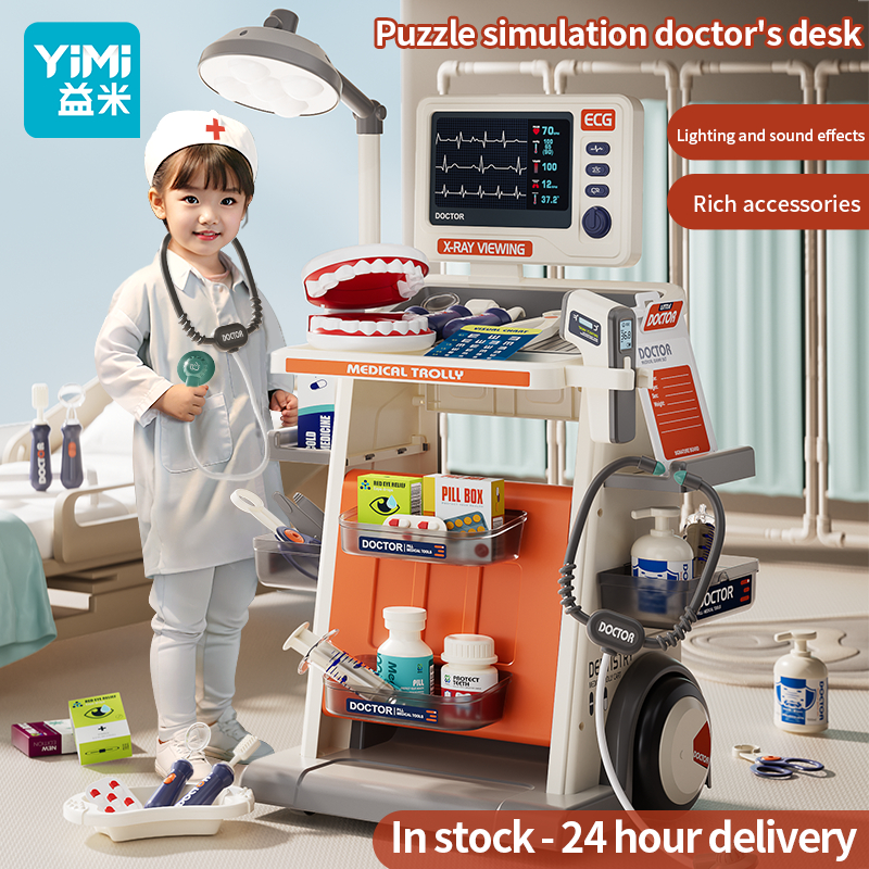 YIMI Ready Stock Doctor Play Set Children Dental Toys Kids Doctor Nurse ...