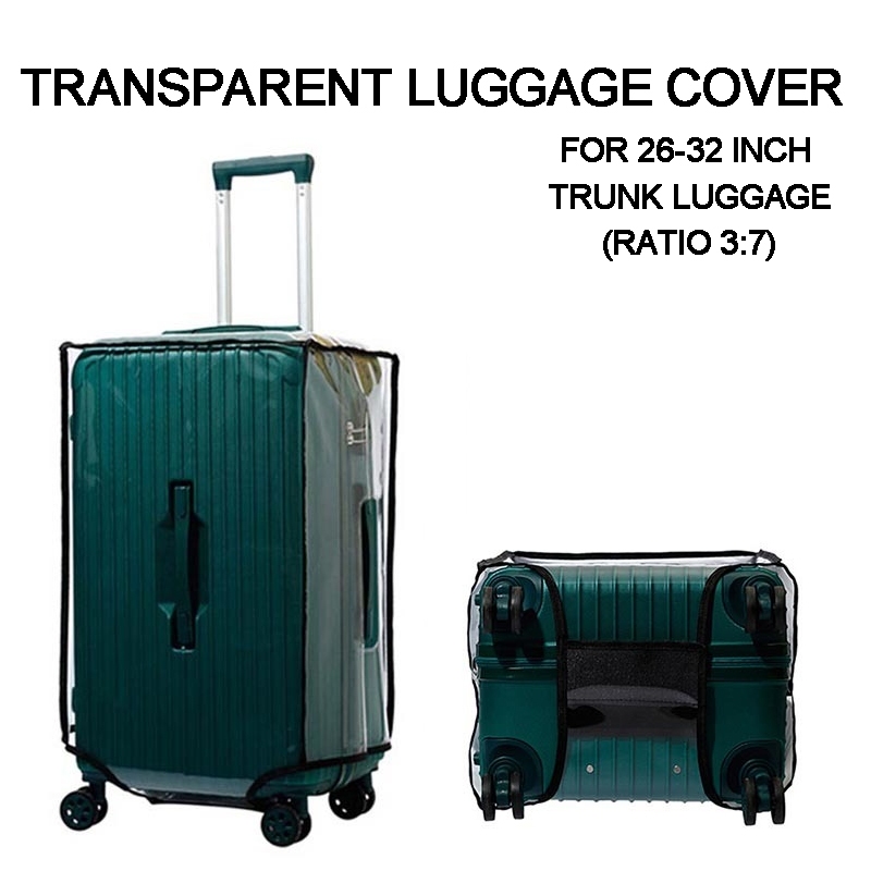 Transparent PVC Trunk Luggage Protector Cover Suitcase Protector For 26 ...