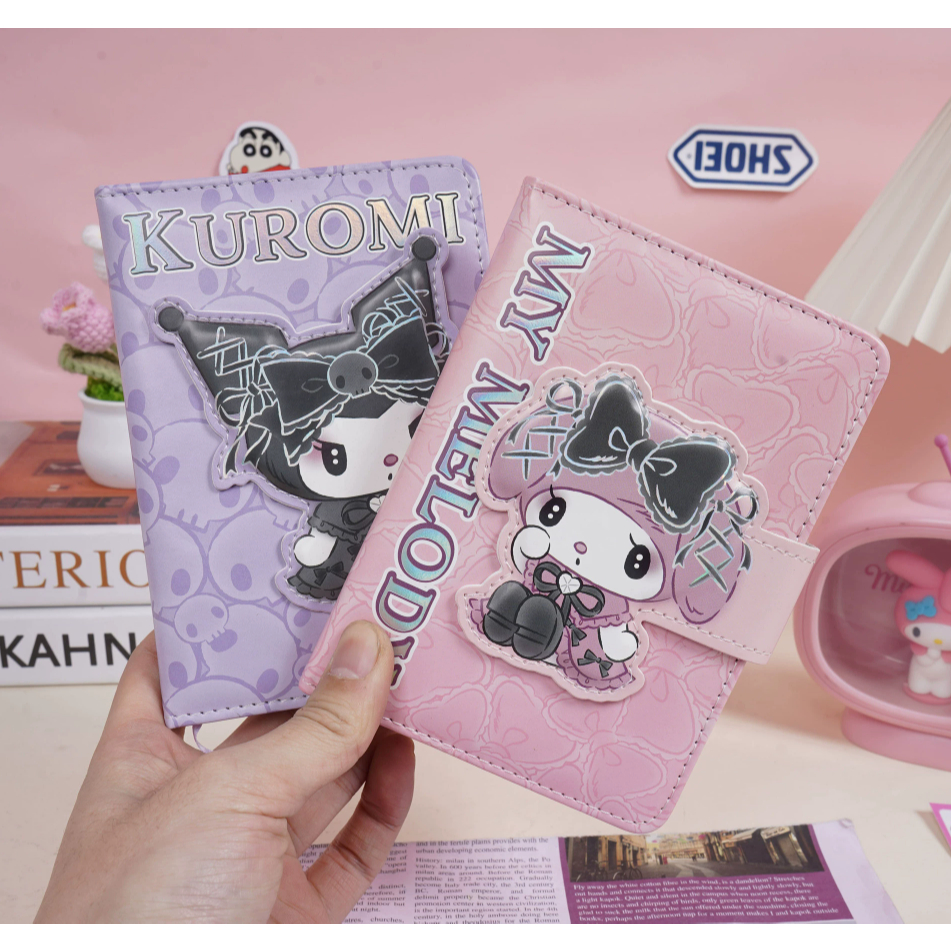 Sanrio Notebook Kuromi Diary Hardfaced A6 Notebook Kawaii Student ...