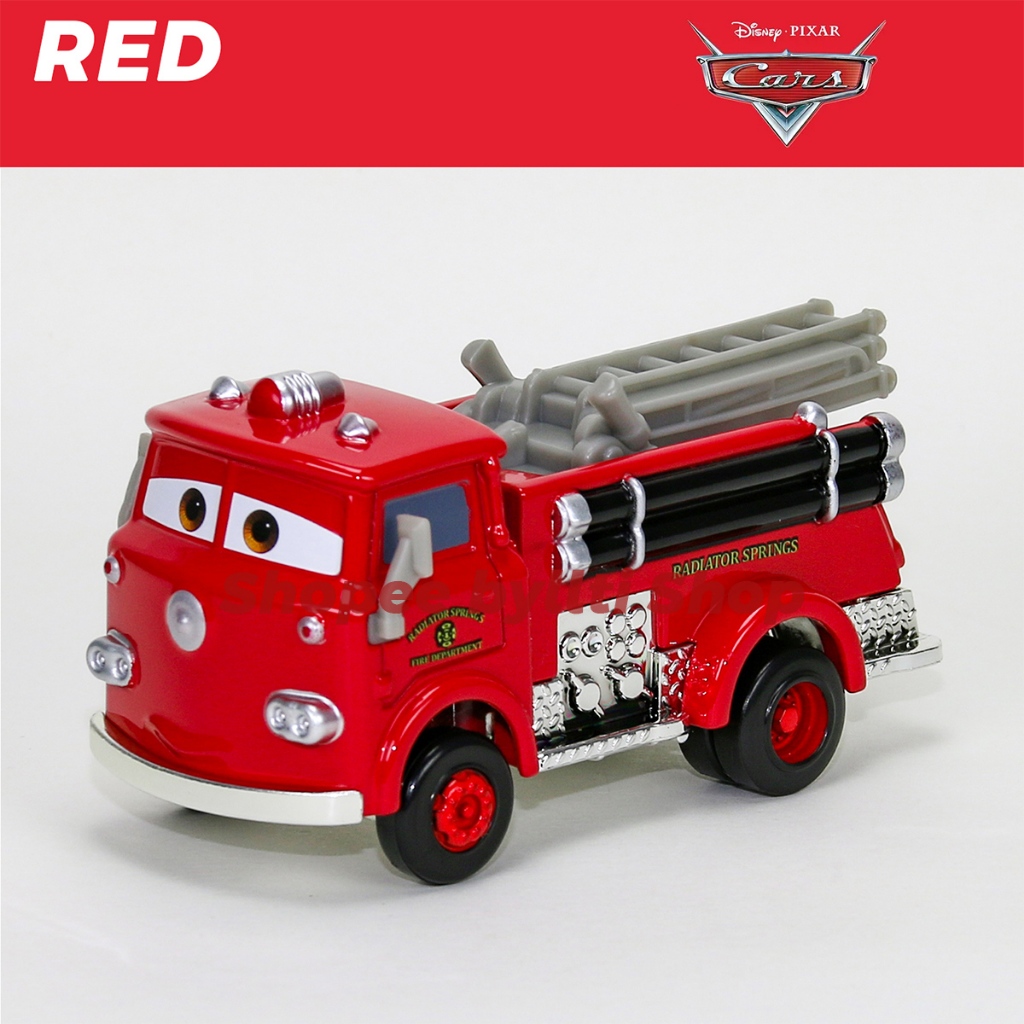 Mattel Disney Pixar Cars Red Fire Truck 1:55 Diecast Car Toys Kids Gift ...