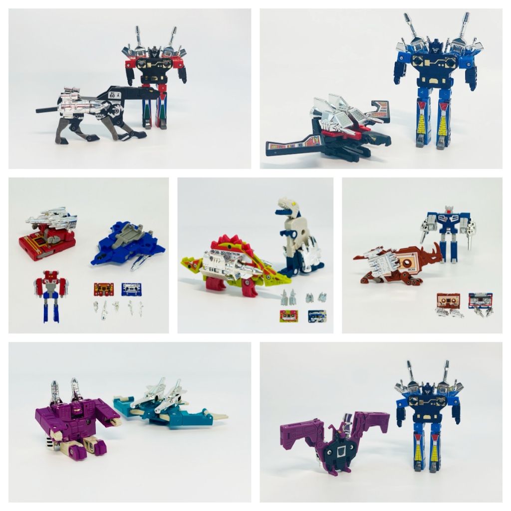 Transformers G1 Cassettes Laserbeak and Frenzy Ravage and Rumble, etc ...