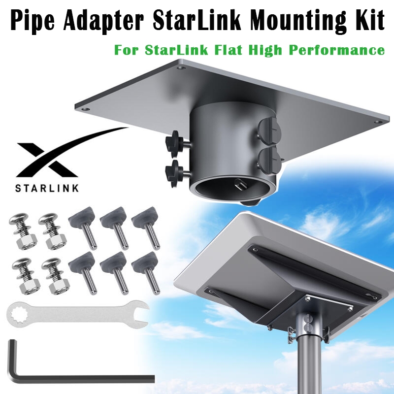 StarLink Flat High Performance Pipe Adapter StarLink Mounting Kit For ...