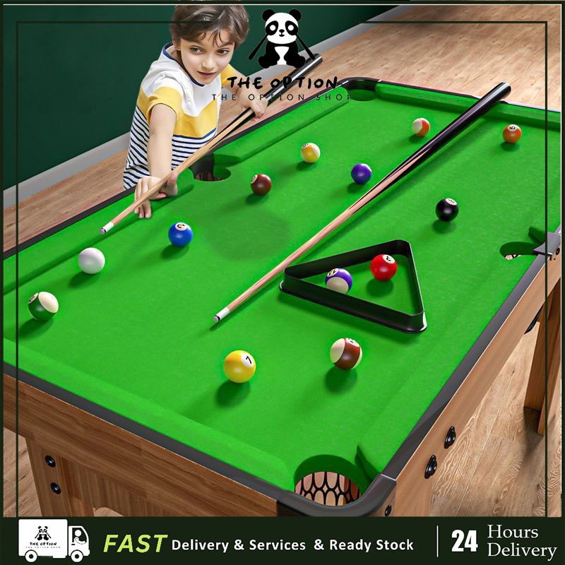 【The Option】69cm Tall / Short Feet Pool Table Mini Billiard Table Set ...