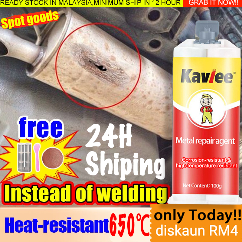 Hest resistant up to 850℃ metal glue Super strong gam besi paling kuat ...