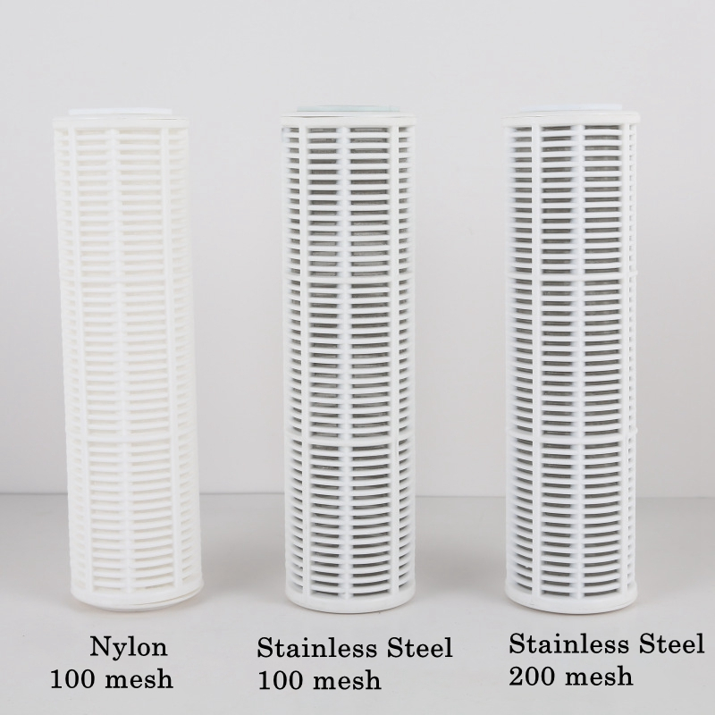 10inch Micro Net Fishbone Filter Element Nylon/Stainless Steel Mesh ...