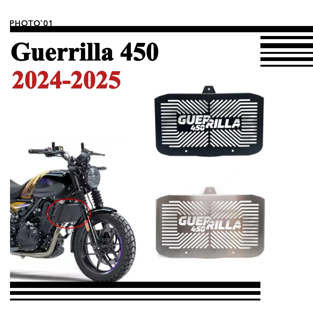 PSLER For Royal Enfield Guerrilla 450 Guerrilla450 Radiator Grille ...