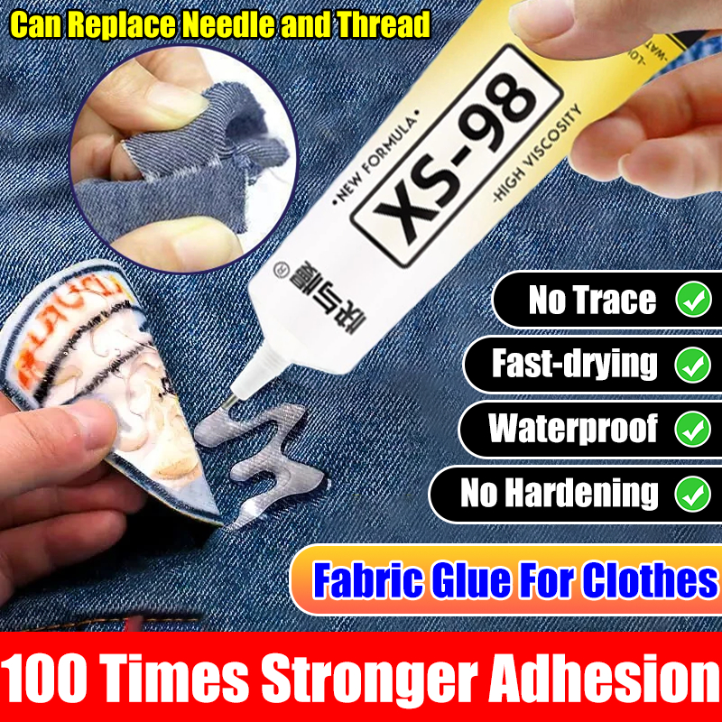 99 times stronger adhesion Fabric Glue For Clothes 60ml Waterproof and ...