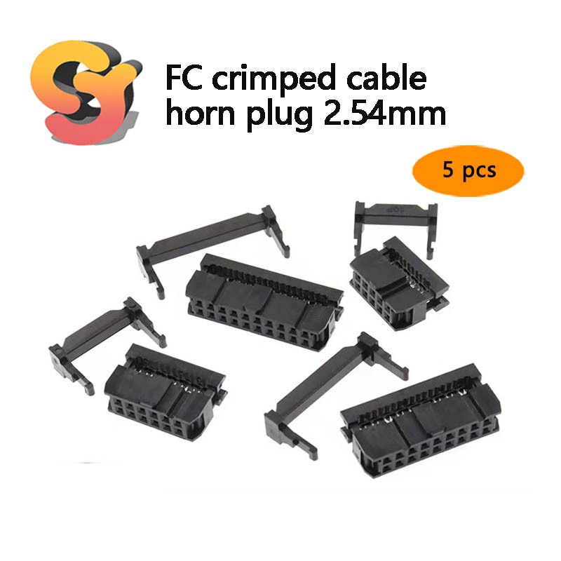 [Ready Stock Supply] 5pcs FC Crimping Head ISP Horn Plug JTAG2.54MM ...