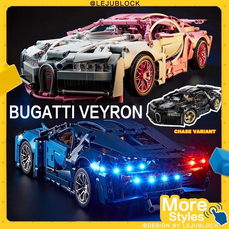 【LEJUBLOCK】1:14 Bugatti Veyron building blocks sport car model toys for ...