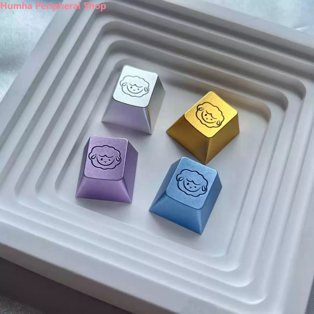 Humha artisan keycap Lamb keycap Metal keycaps mechanical keyboard ...