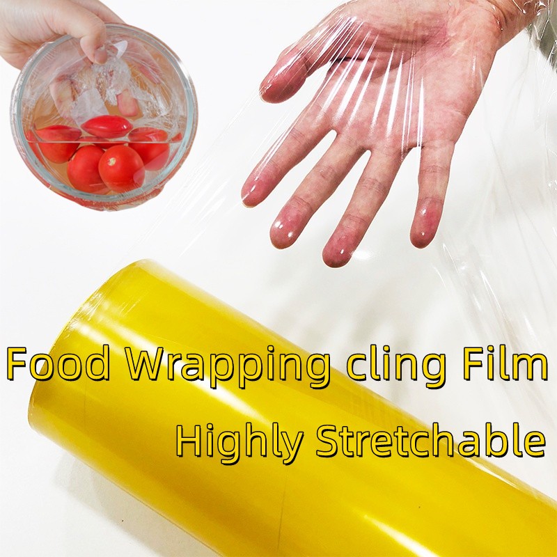 400m Food Plastic Wrap/Transparent Food Wrapper / PVC cling film ...