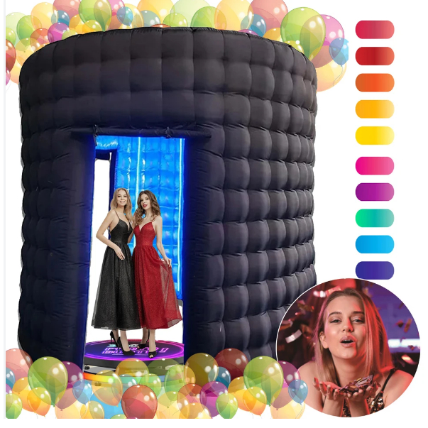 Lightweight and portable Inflatable camera booth tent 360 camera booth ...
