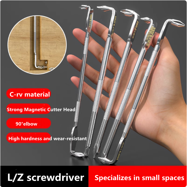 Ready Stock Elbow Screwdriver l-Type z-Type Phillips Slotted Turning ...