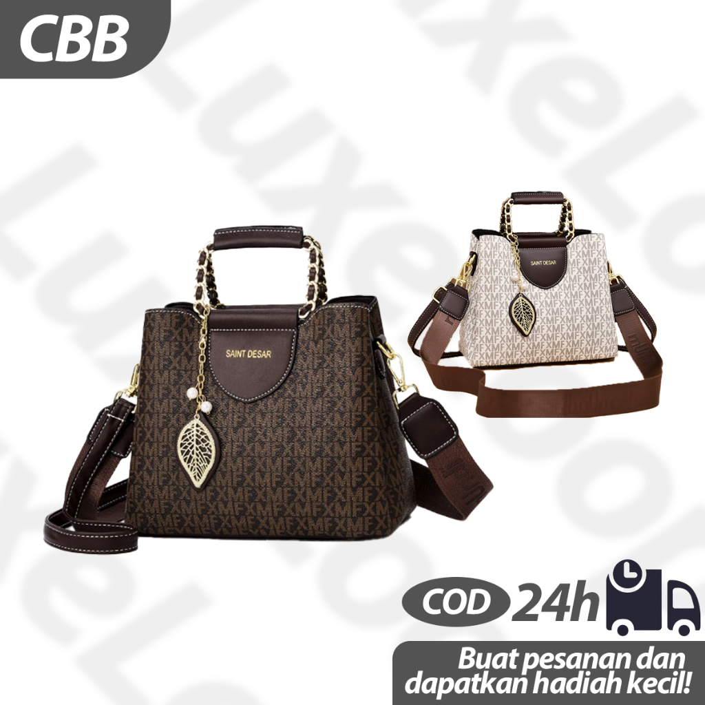 PU LEATHER SLING BAG Beg tangan wanita kasual kulit Dompet bahu wanita ...