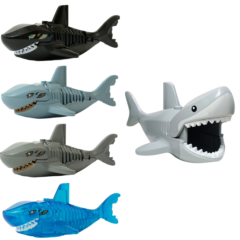 Ghost Shark Block Toy Sharks Animal AN001 Building Block Mini Toys ...