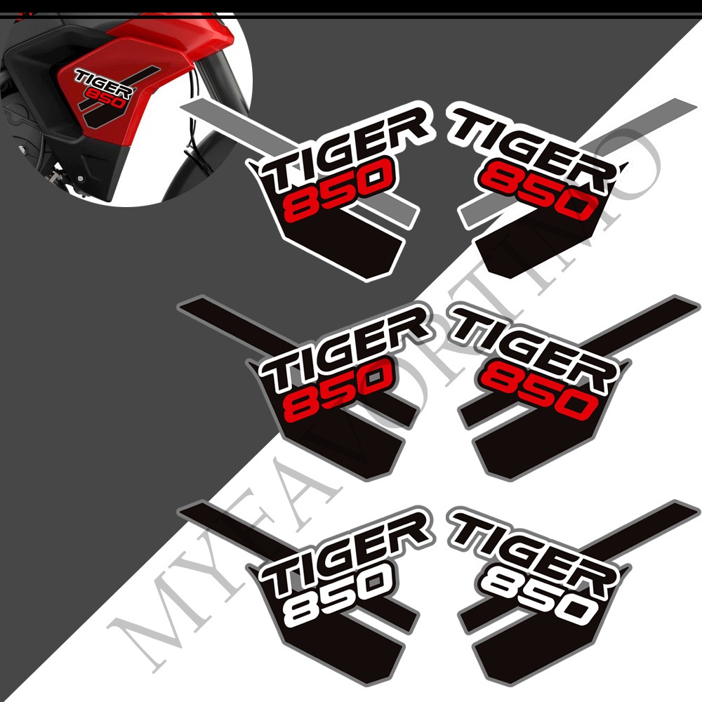 For Triumph Tiger 850 Sport 2021 2022 Front Fender Mudguard Stickers ...