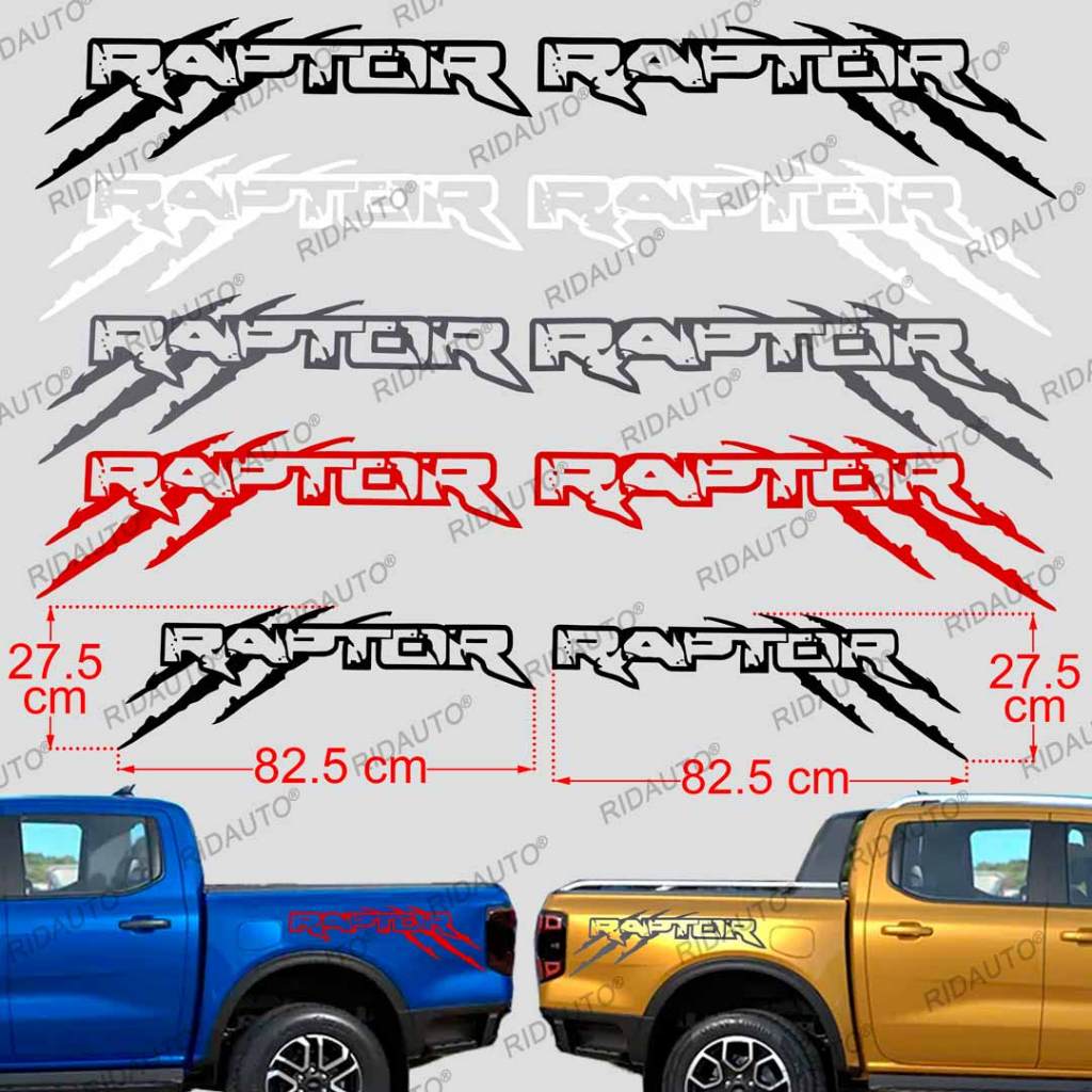 Car Body Sticker For Ford F150 Ranger Raptor Trim RAPTOR Style Garnish ...