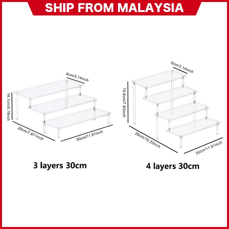Acrylic Storage Rack Display Shelf Acrylic Display Stand Acrylic ...