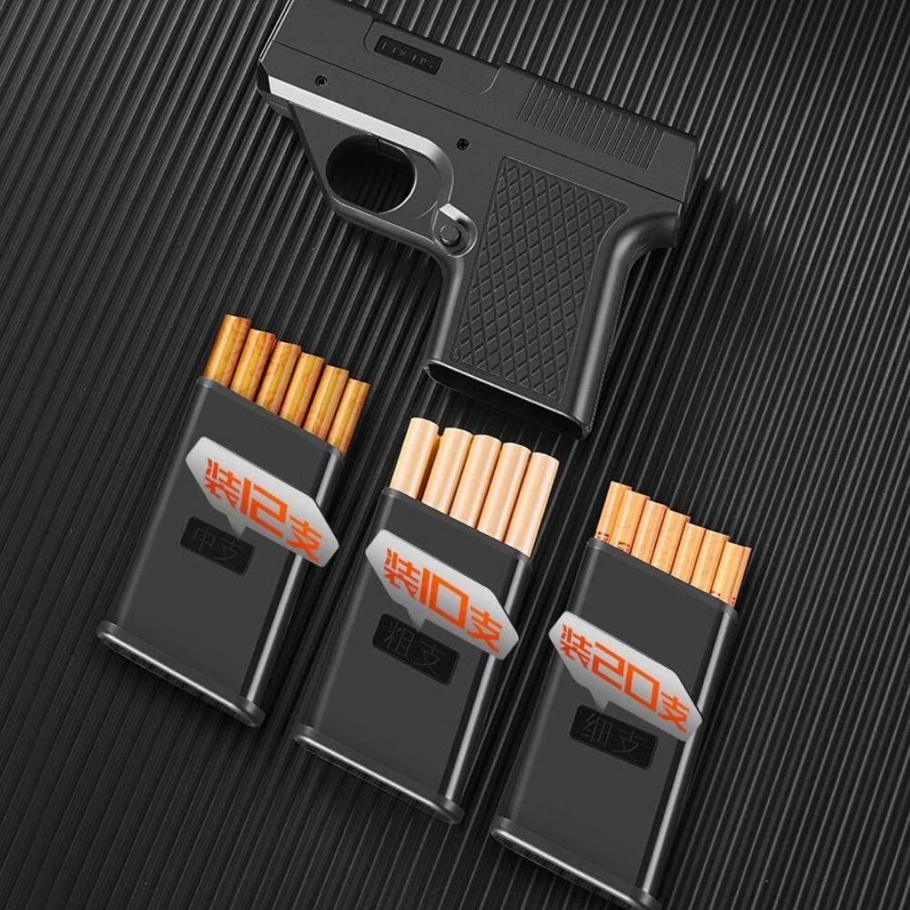 Creative fire machine gun gun type one-piece lighter inflatable ...