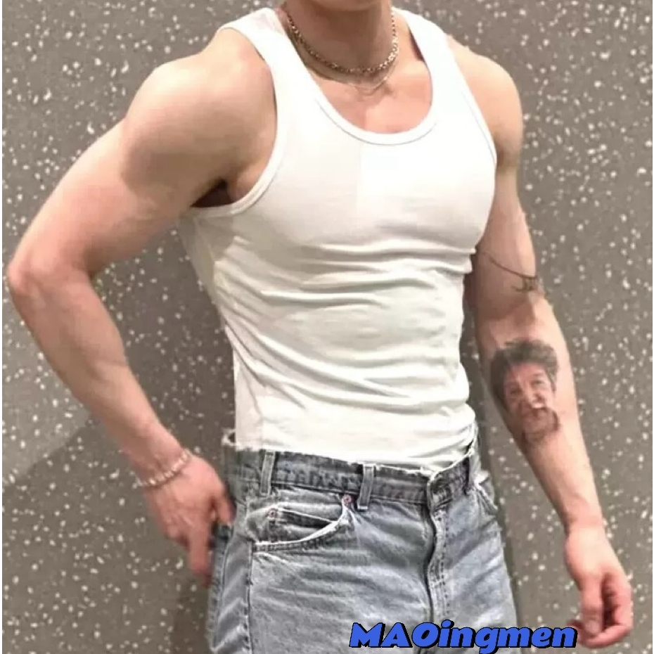 [MAOINGMEN] Cotton Singlet Men Slim Body Baju Gym Lelaki Muscle ...