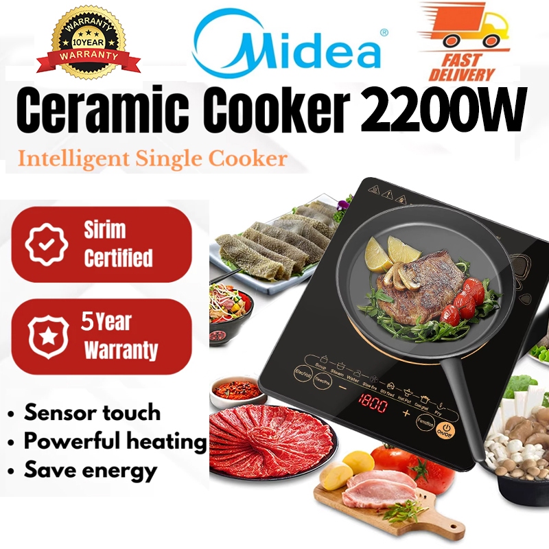 Midea 3-plug induction cooker 2200W 220V induction cooker high power ...