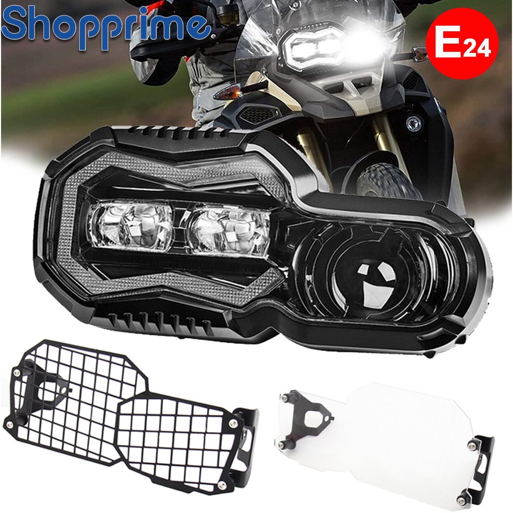 E24 E-Mark Approved 110W Motorcycle LED Projector Headlight Assembly LED Spotlight For BMW F650 ...