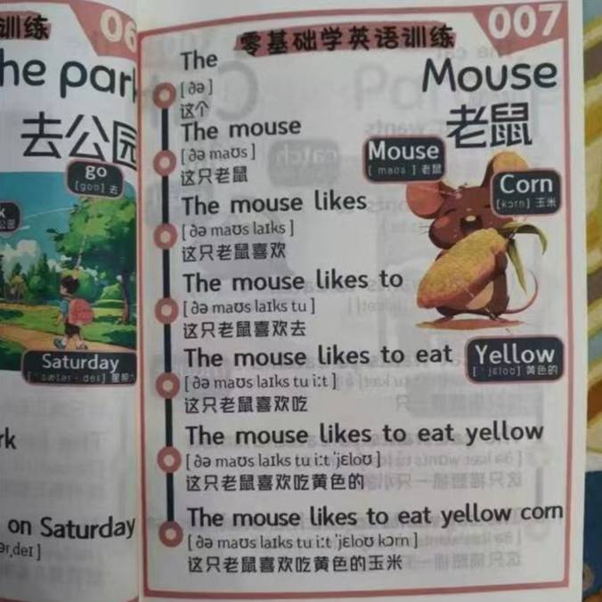 Zero Basic English Sentence Building Book Children English Vocabulary ...